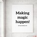 Teacher Life Printable Making Magic Happen Motivation - Etsy