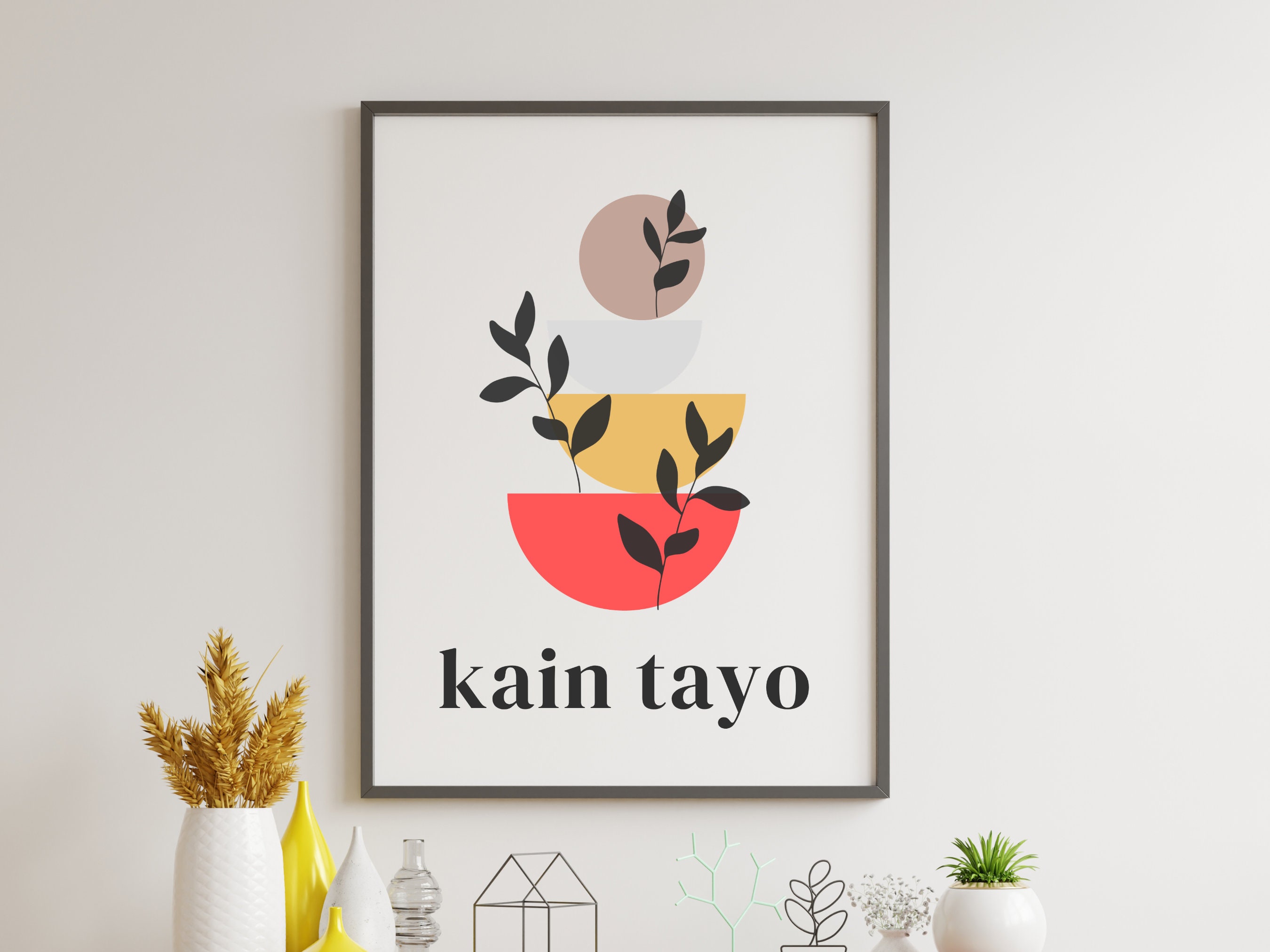Kain Tayo Filipino Kitchen Art: Boho Decor Print (digital Download) - Etsy