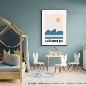 Filipino Thank You Poster: Salamat Po Wall Art (digital Download) - Etsy