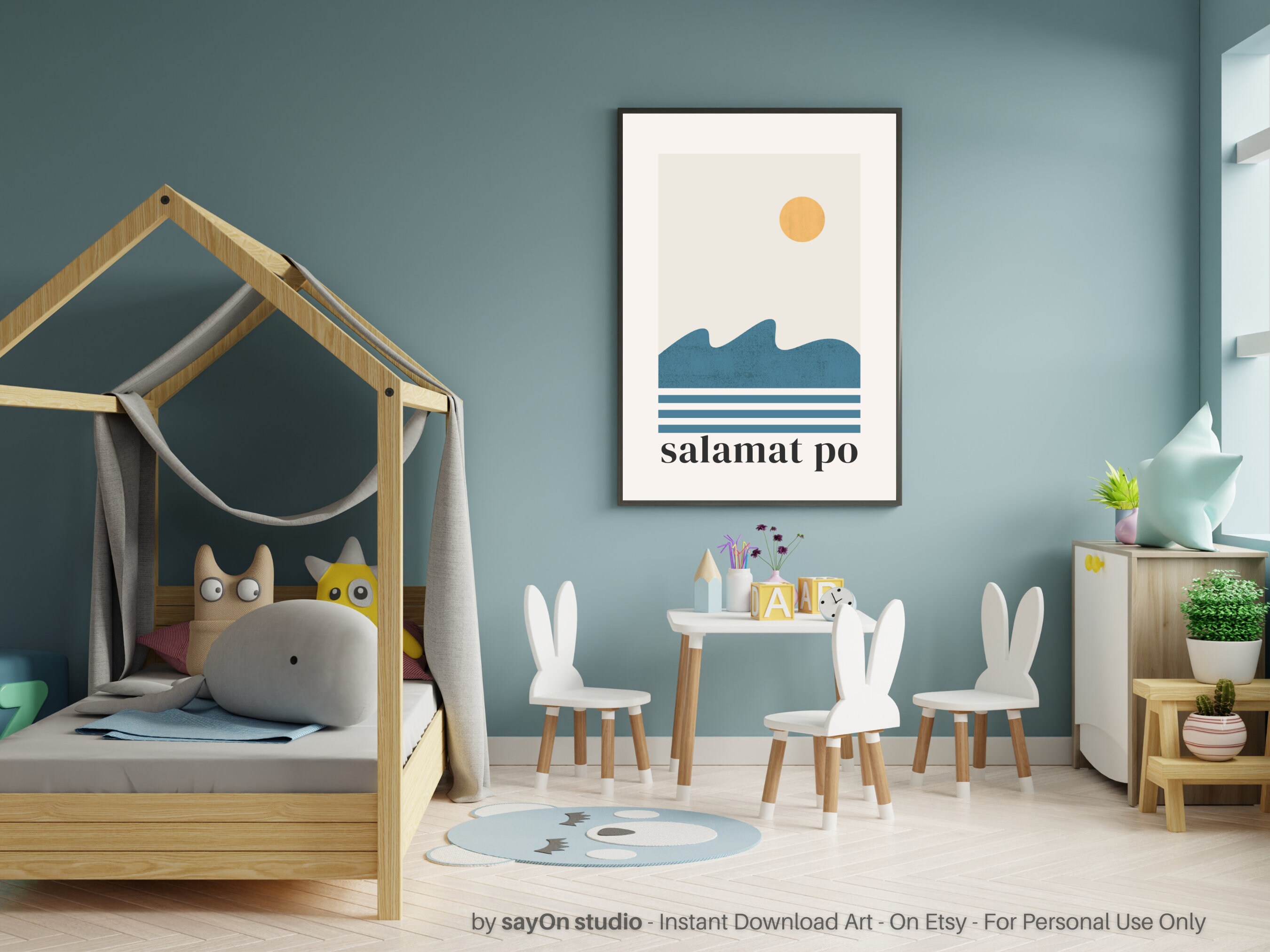 Filipino Thank You Poster: Salamat Po Wall Art (digital Download) - Etsy