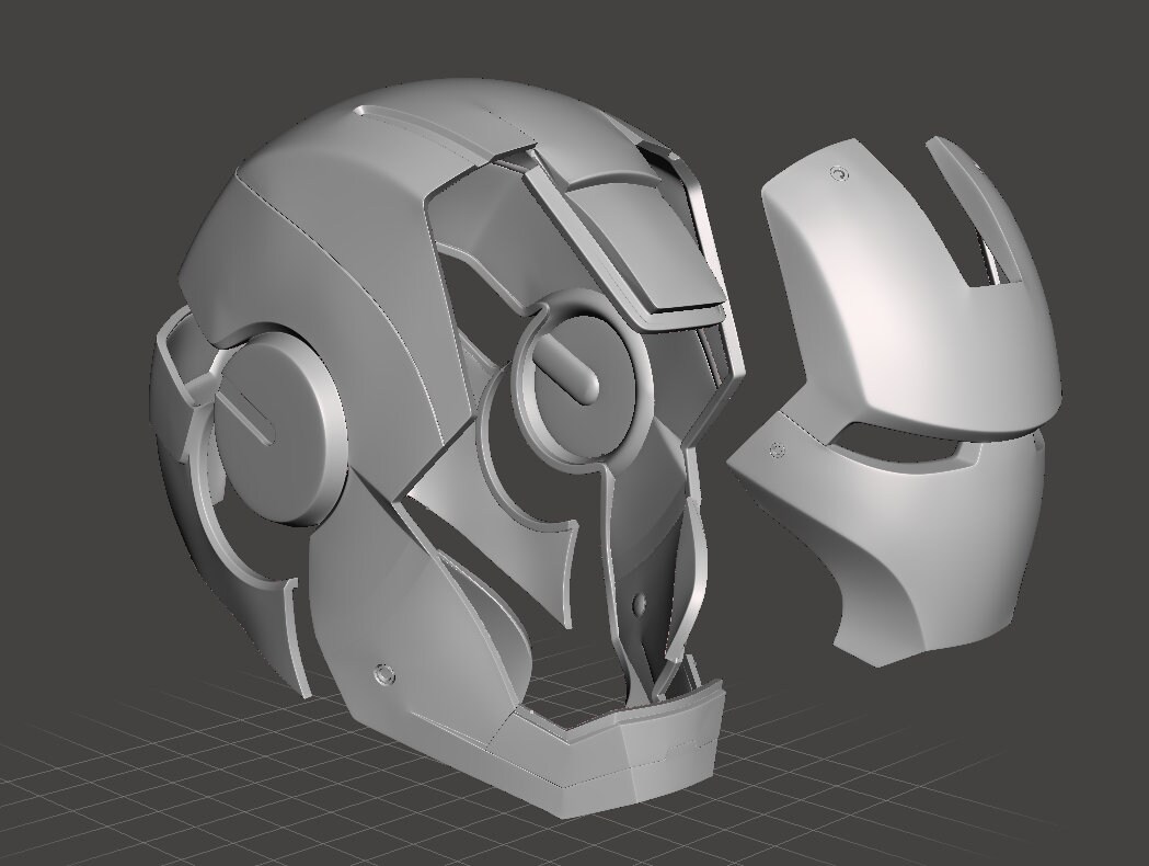 Iron Man MK3 Helmet - Etsy