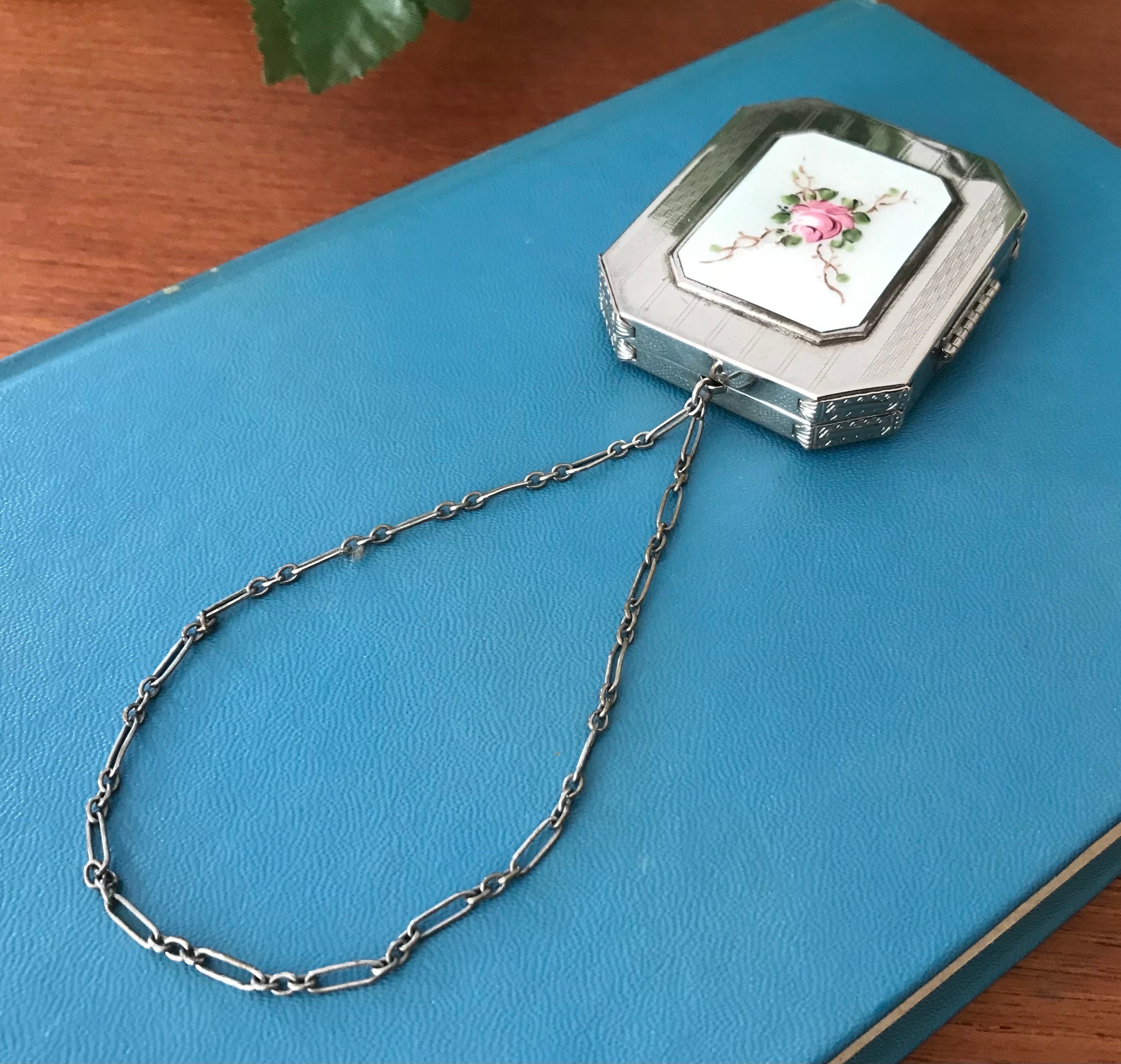 Art Deco Mcrae & Keller Wrist Makeup Compact, Vintage 1920's Compact ...