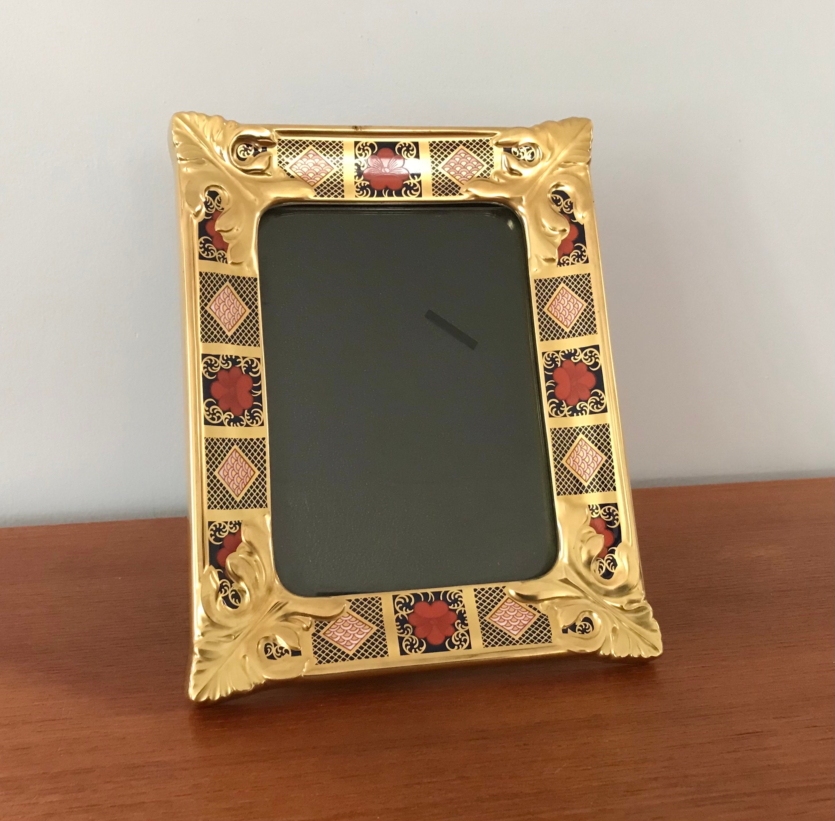 Royal Crown Derby Porcelain Picture Frame, Old Imari 1128 Pattern, 5 X ...