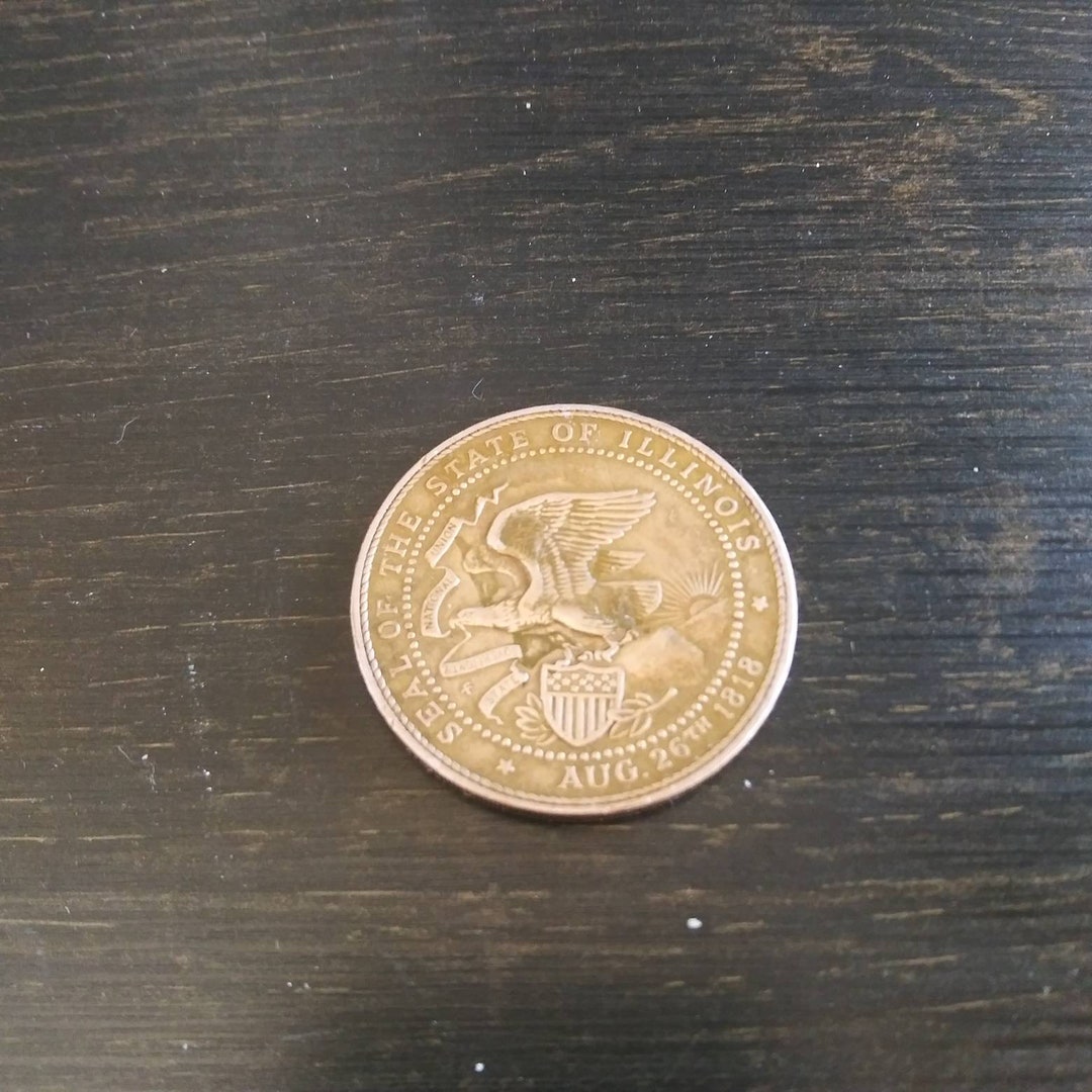 Vintage Illinois Sesquicentennial Coin Medal 1818-1968 - Etsy