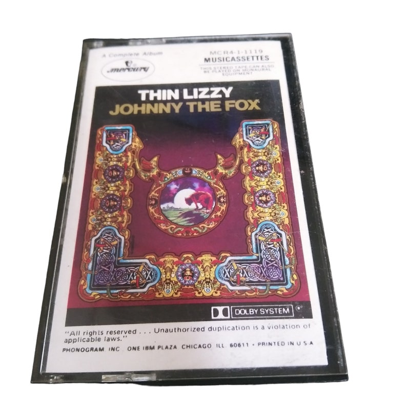 THIN LIZZY Johnny the Fox 1976 Cassette - Etsy