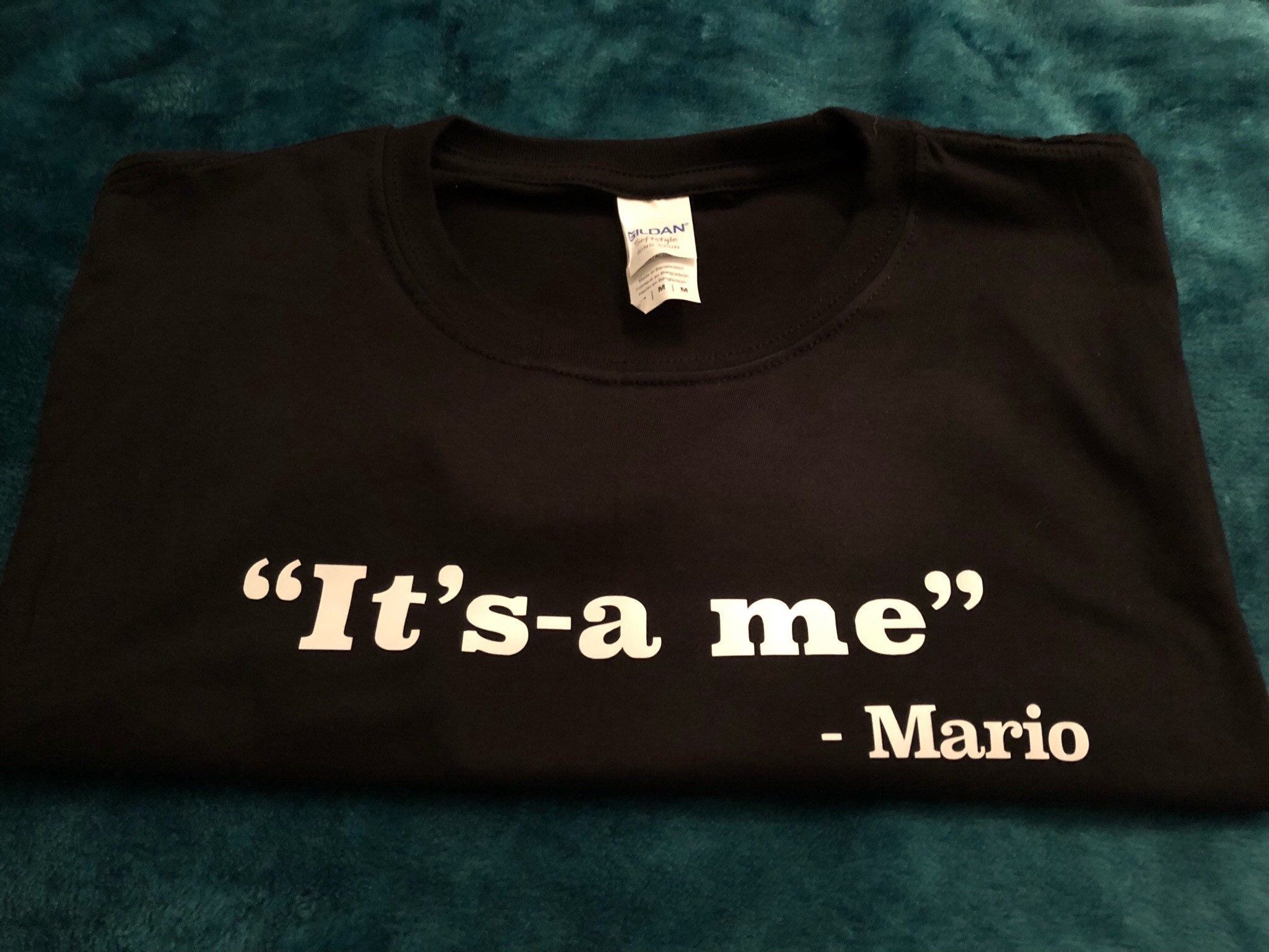 Nintendo Mario Quote Unisex Vinyl Printed Nerd T-shirt Slogan - Etsy
