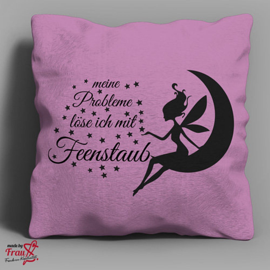 Bügelbild Fee Ava-meine Probleme löse ich mit Feenstaub - Etsy Österreich