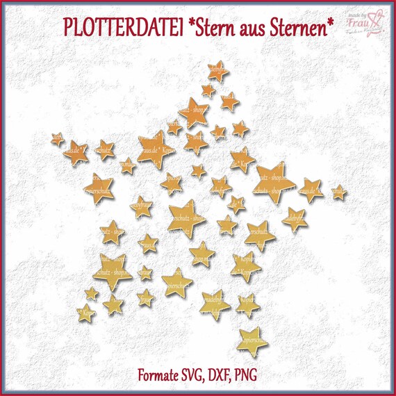 Plotter File Star of Stars - Etsy