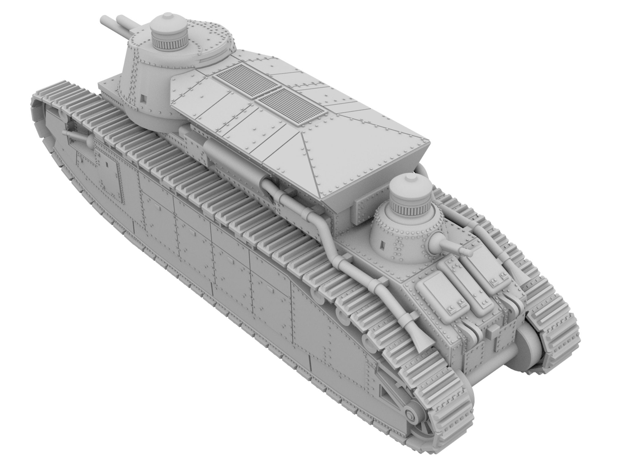 CHAR 2C / Fcm 2C - 3D gedrucktes Modell - Etsy.de