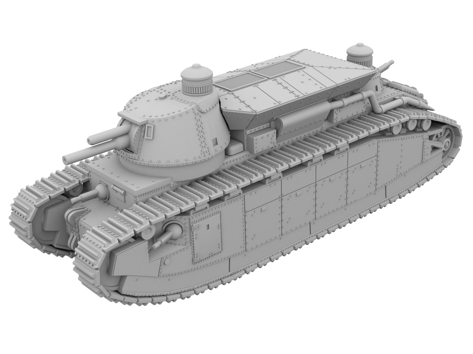 CHAR 2C / Fcm 2C - 3D gedrucktes Modell - Etsy.de