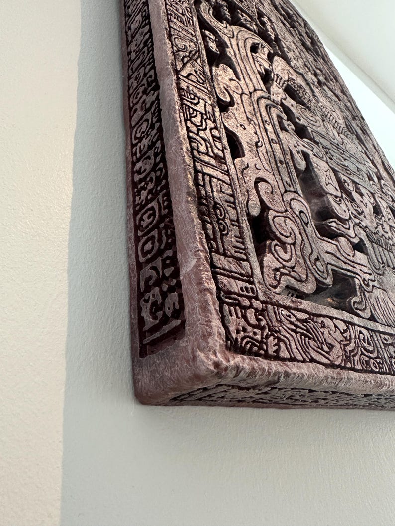 Tomb of Mayan King Pakal’s Sarcophagus Lid - Etsy