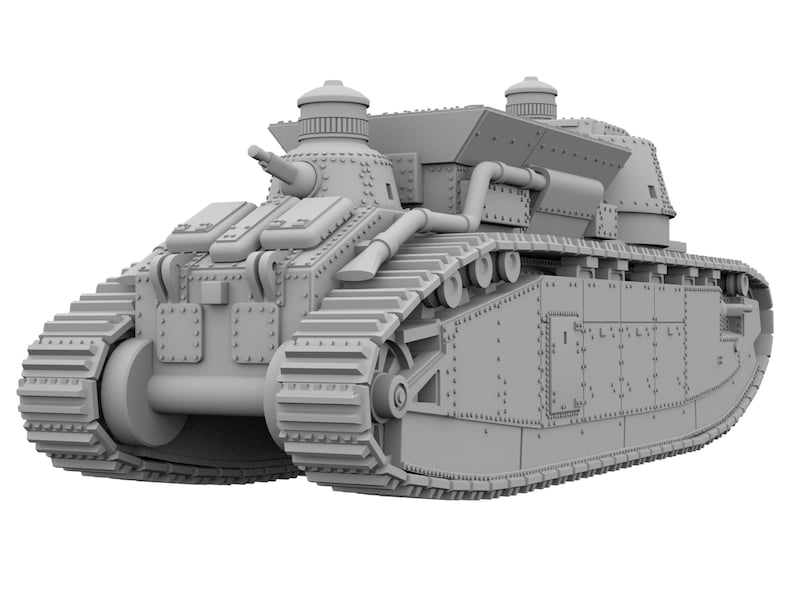 CHAR 2C / Fcm 2C 3D Printed Model - Etsy