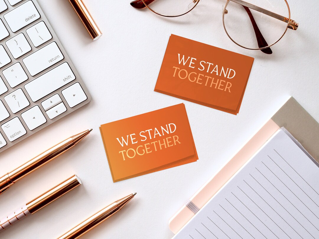 We Stand Together Stickers | Vinyl Decal | Water Bottle Sticker ...