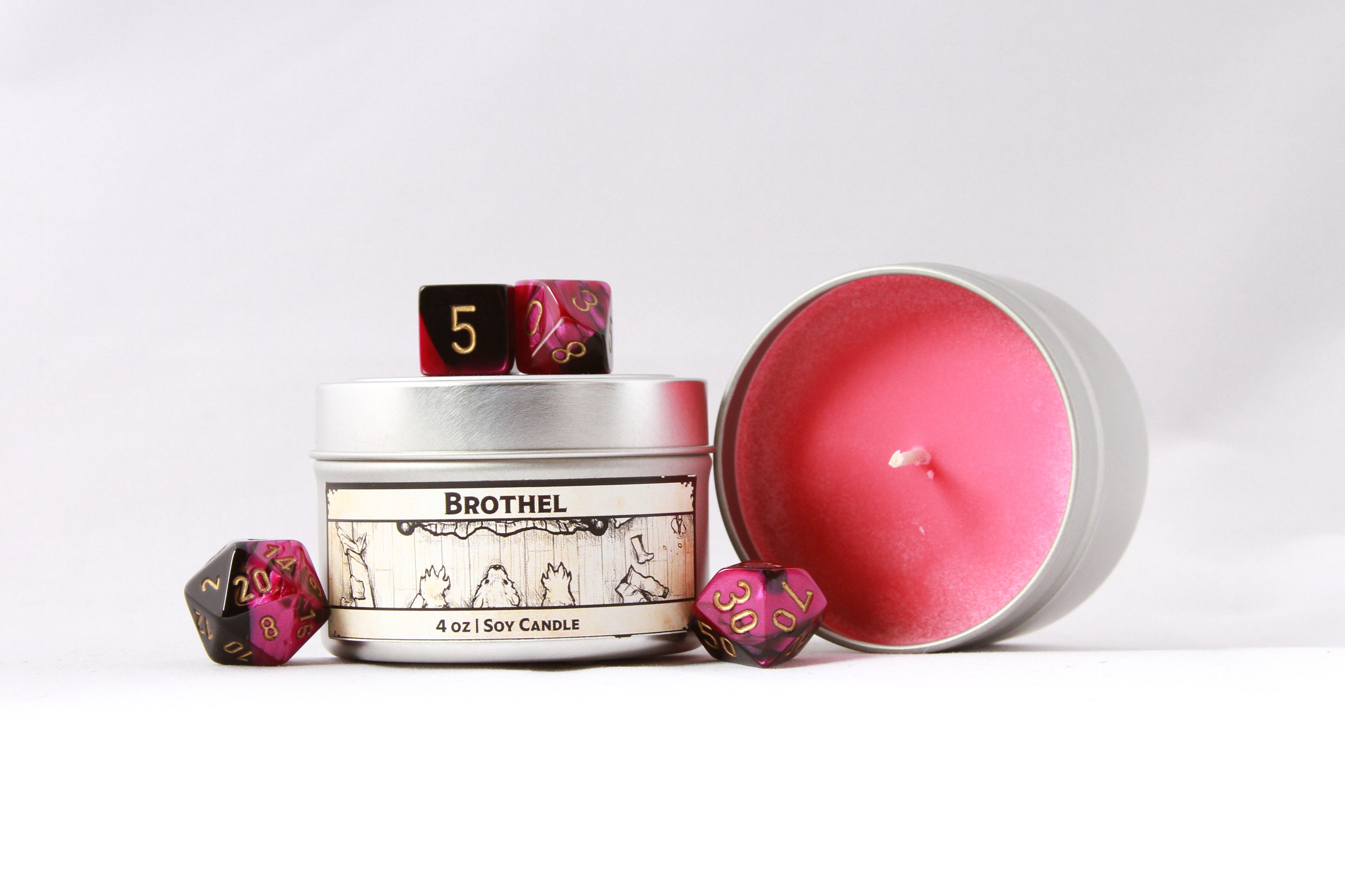 Brothel 4 oz. Soy Candle Dungeons & Dragons Pathfinder | Etsy
