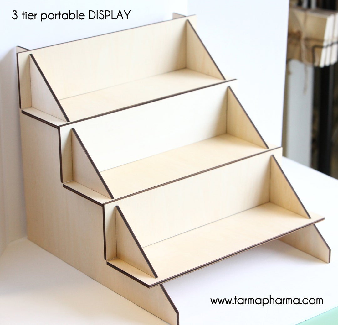 Display Shelf for Farmers Markets, Craft Fairs, and Vendor Booths or CD ...
