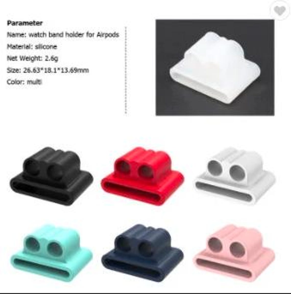 Airpods Holder for Apple Watch, Earpod Holder, Smartwatch Accessories ...