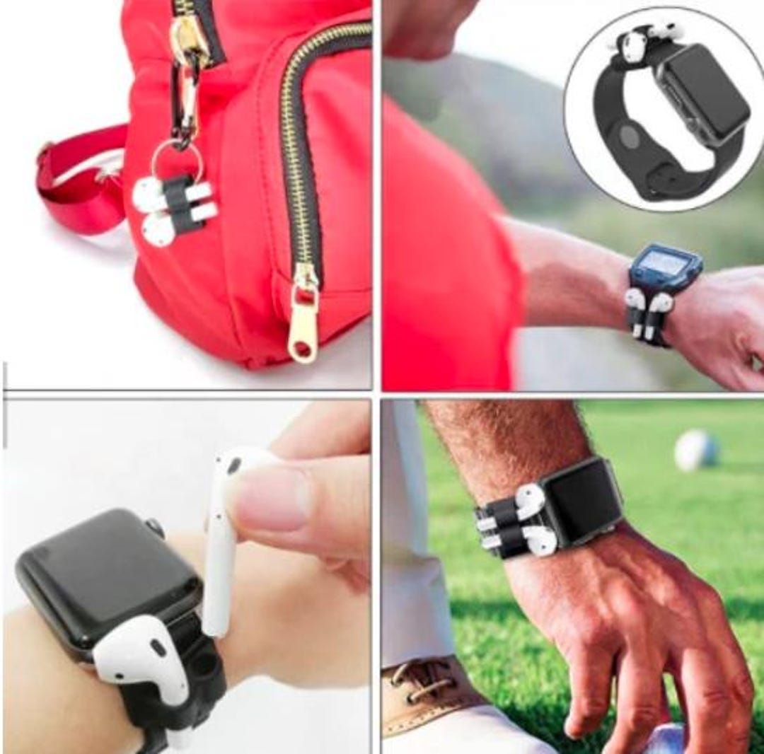 Airpods Holder for Apple Watch, Earpod Holder, Smartwatch Accessories ...