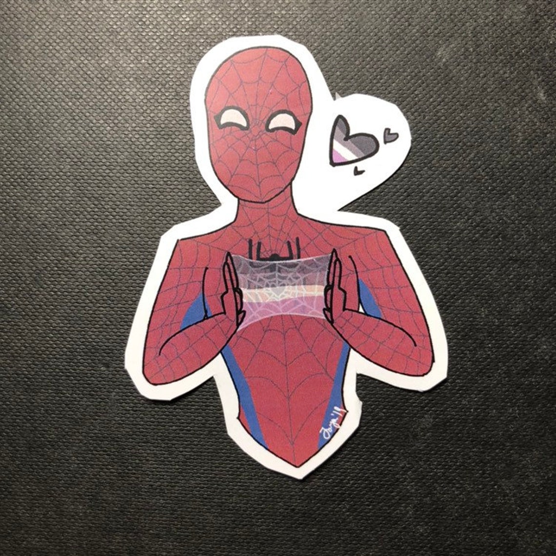 Spidey Pride Spider-man Stickers - Etsy