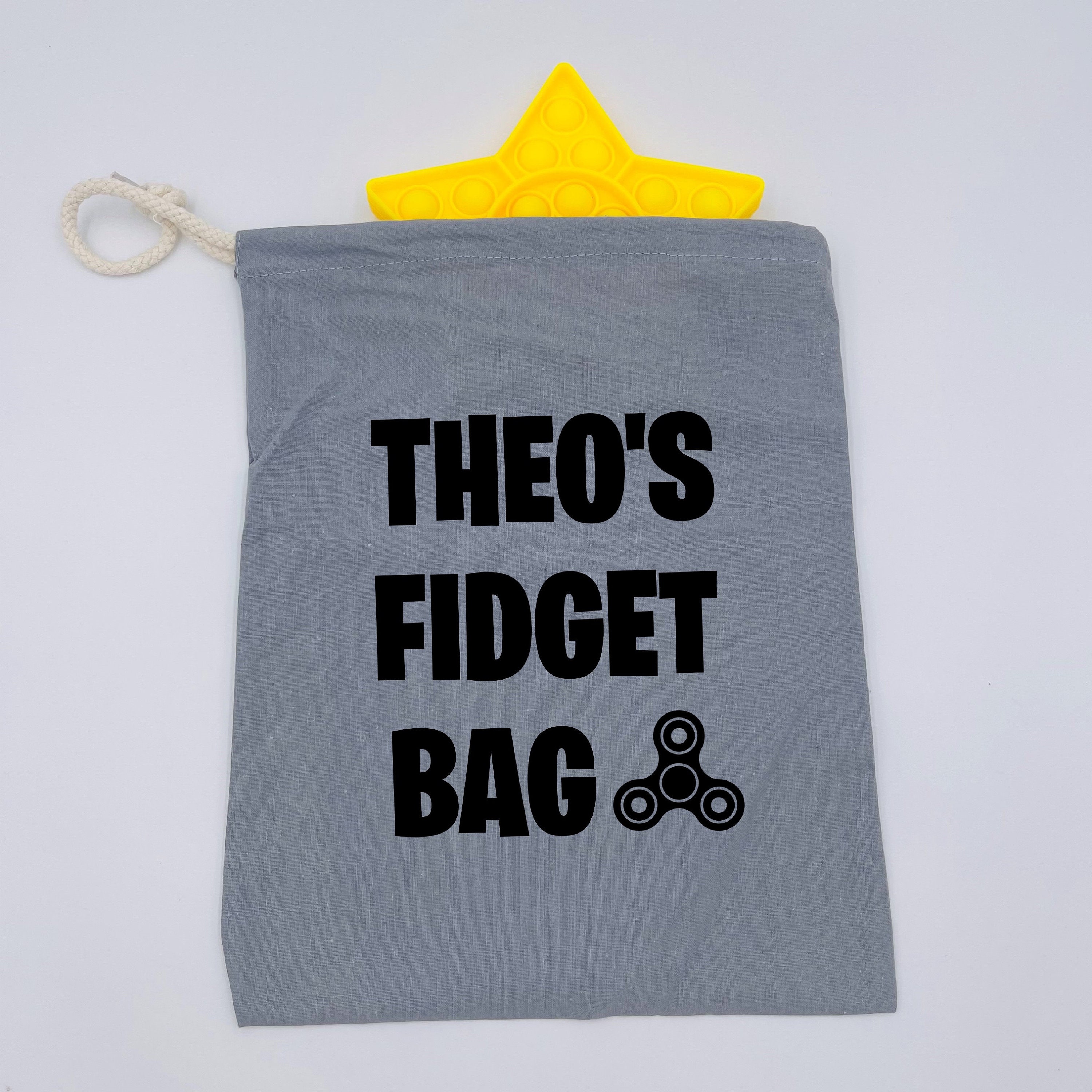 Personalised Fidget Toy Drawstring Bag Fidget Toys Fidget - Etsy UK