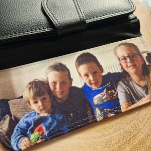 Personalised Ladies Photo Purse Wallet, Trifold Purse, Photo Gifts ...