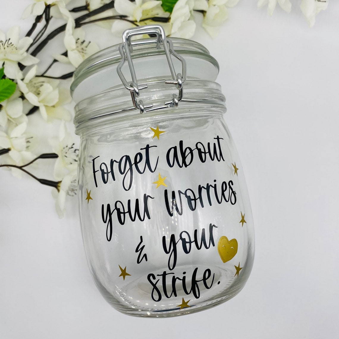 Personalised Worry Jar Child's Positivity Jar Well | Etsy UK