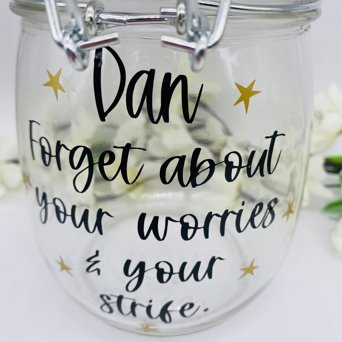 Personalised Worry Jar Child's Positivity Jar Well | Etsy UK