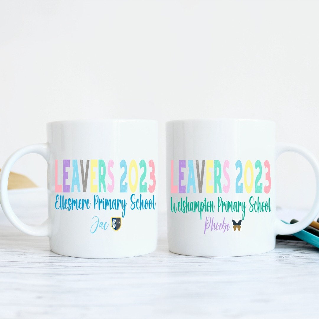 Personalised Leavers 2024 Mug, Class of 2024, School Leaver, School ...