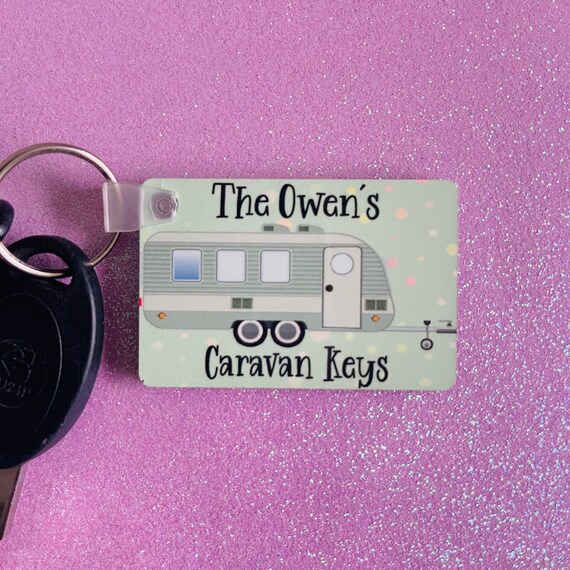 Personalised Caravan Keys Caravan Keyring Motorhome Camper | Etsy UK