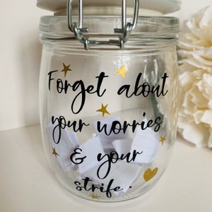 Personalised Worry Jar, Child's Positivity Jar, Well Being, Mindfulness ...