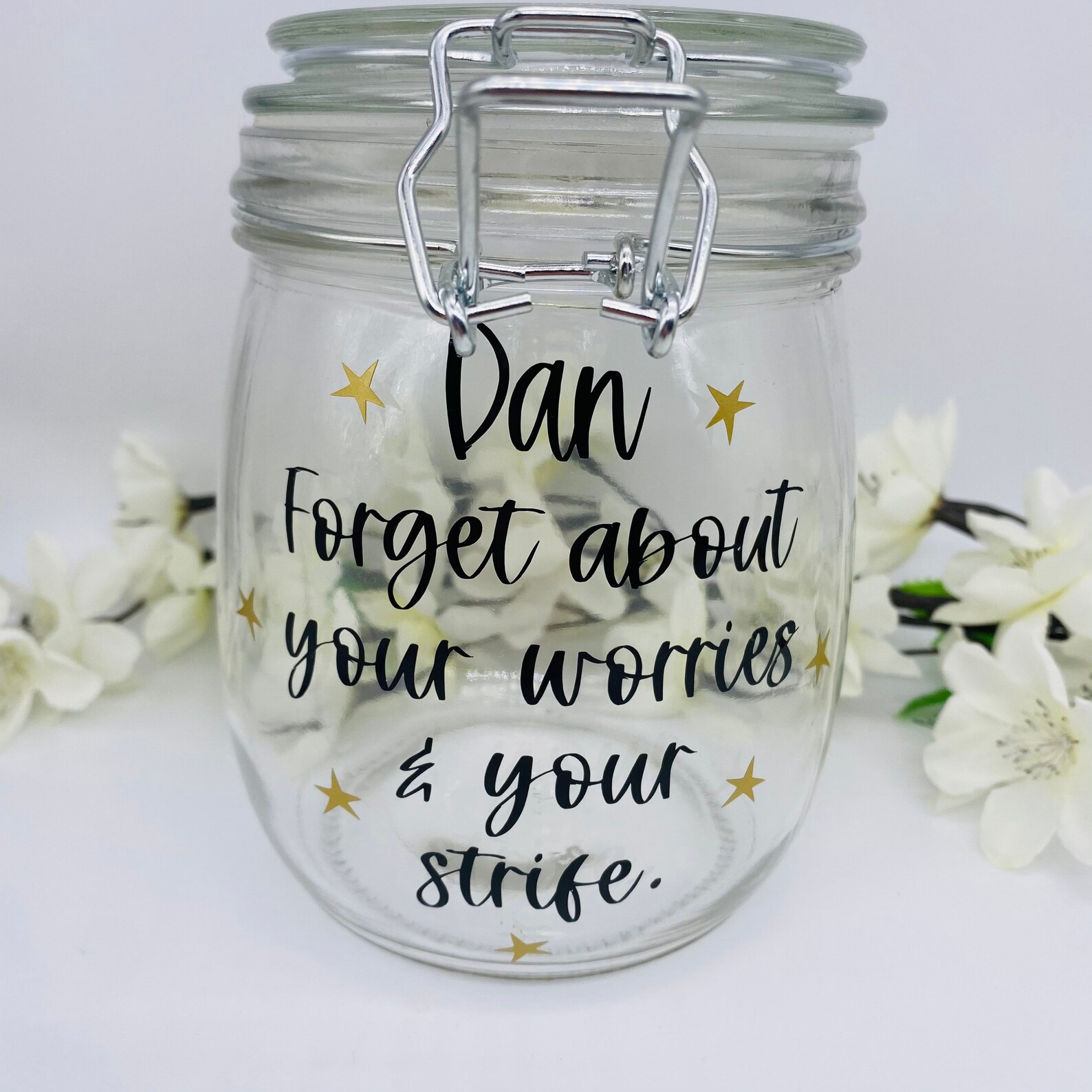 Personalised Worry Jar Child's Positivity Jar Well | Etsy UK