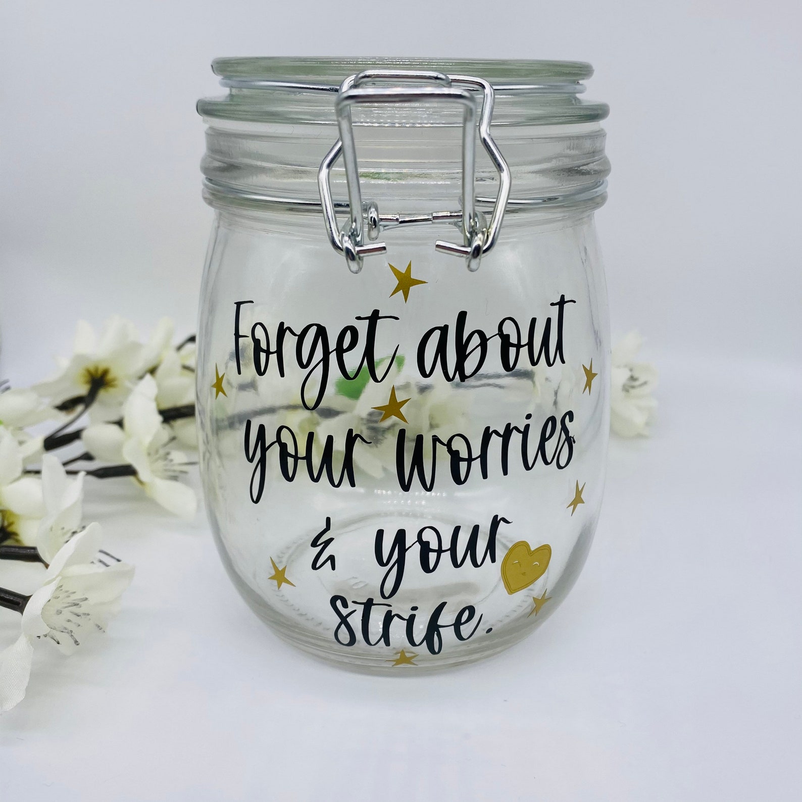 Personalised Worry Jar Child's Positivity Jar Well | Etsy UK