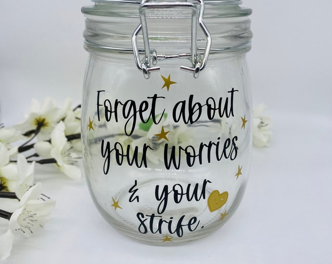 Personalised Worry Jar, Child's Positivity Jar, Well Being, Mindfulness ...