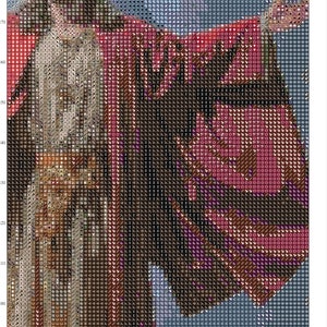 E-cross Stitch Pattern, Jesus, Christian Decor, Downloadable PDF File ...