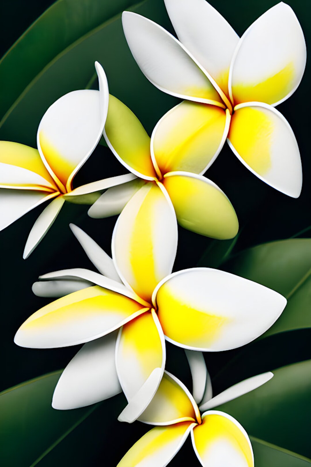 E-cross Stitch Pattern, Frangipani, Floral Cross Stitch Pattern, Downloadable PDF File, Print at ...