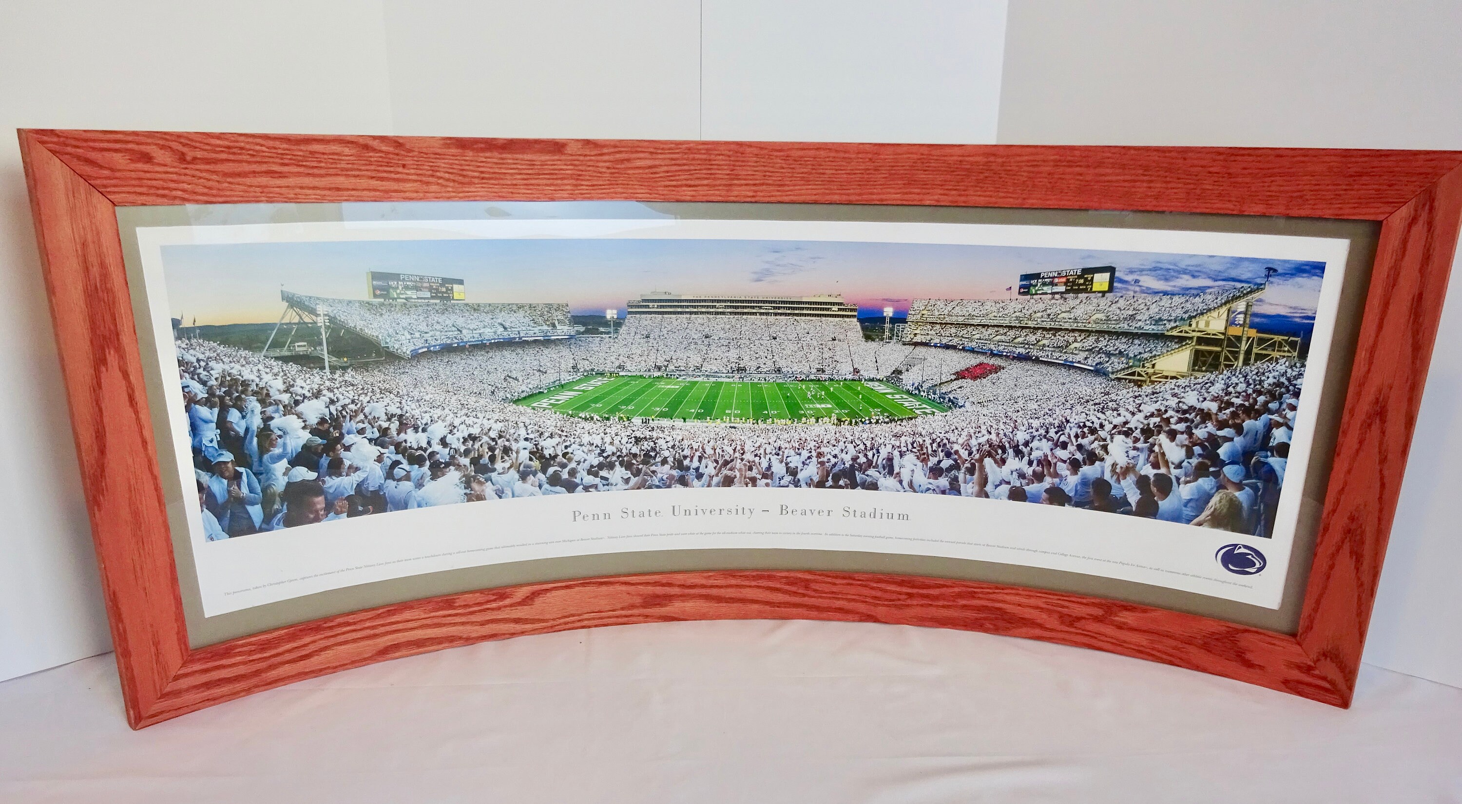 Curved Picture Frame With Photo - Etsy