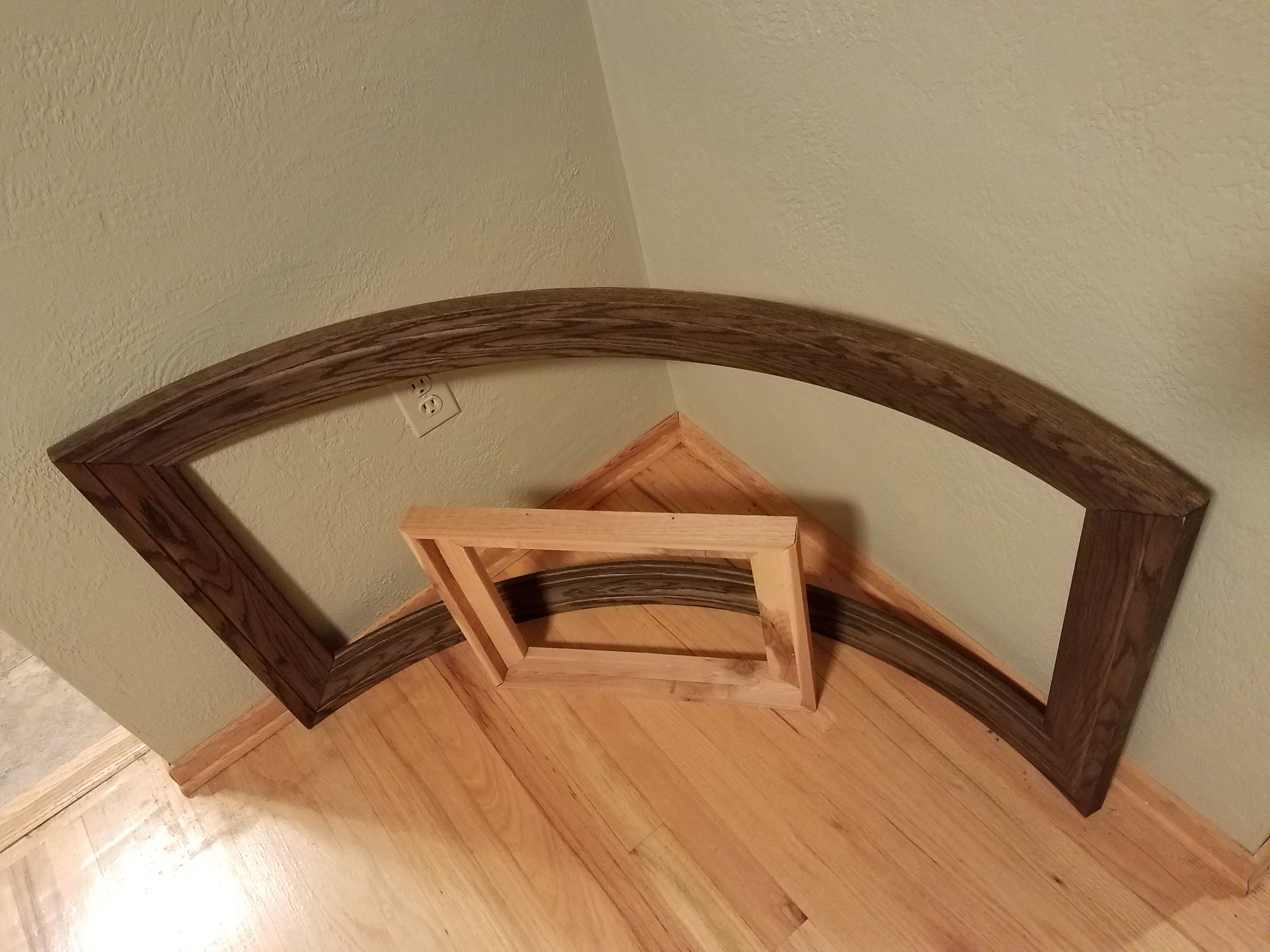 Curved Wood Picture Frame - Etsy
