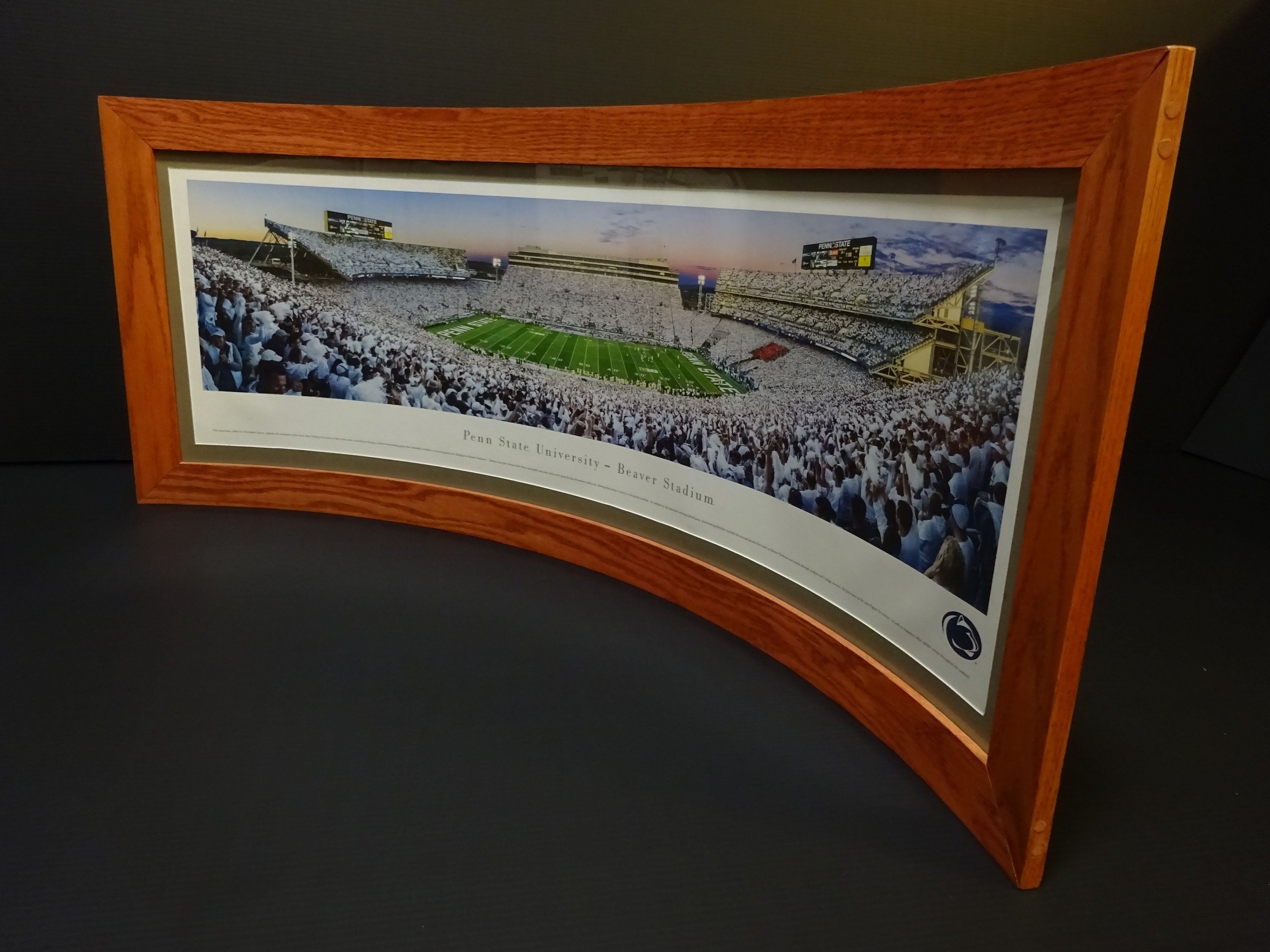 Curved Picture Frame With Photo - Etsy