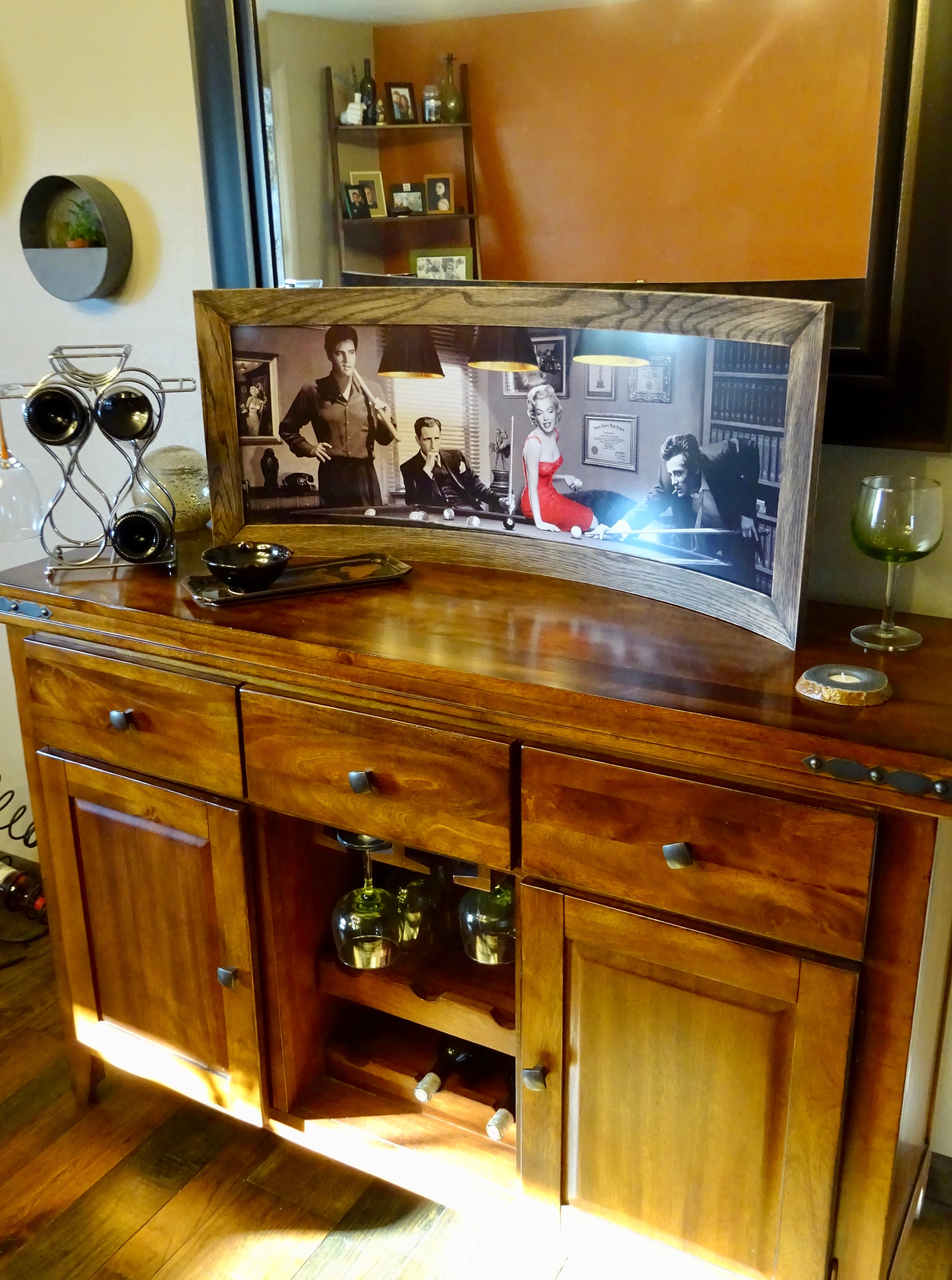 Curved Picture Frame With Photo - Etsy