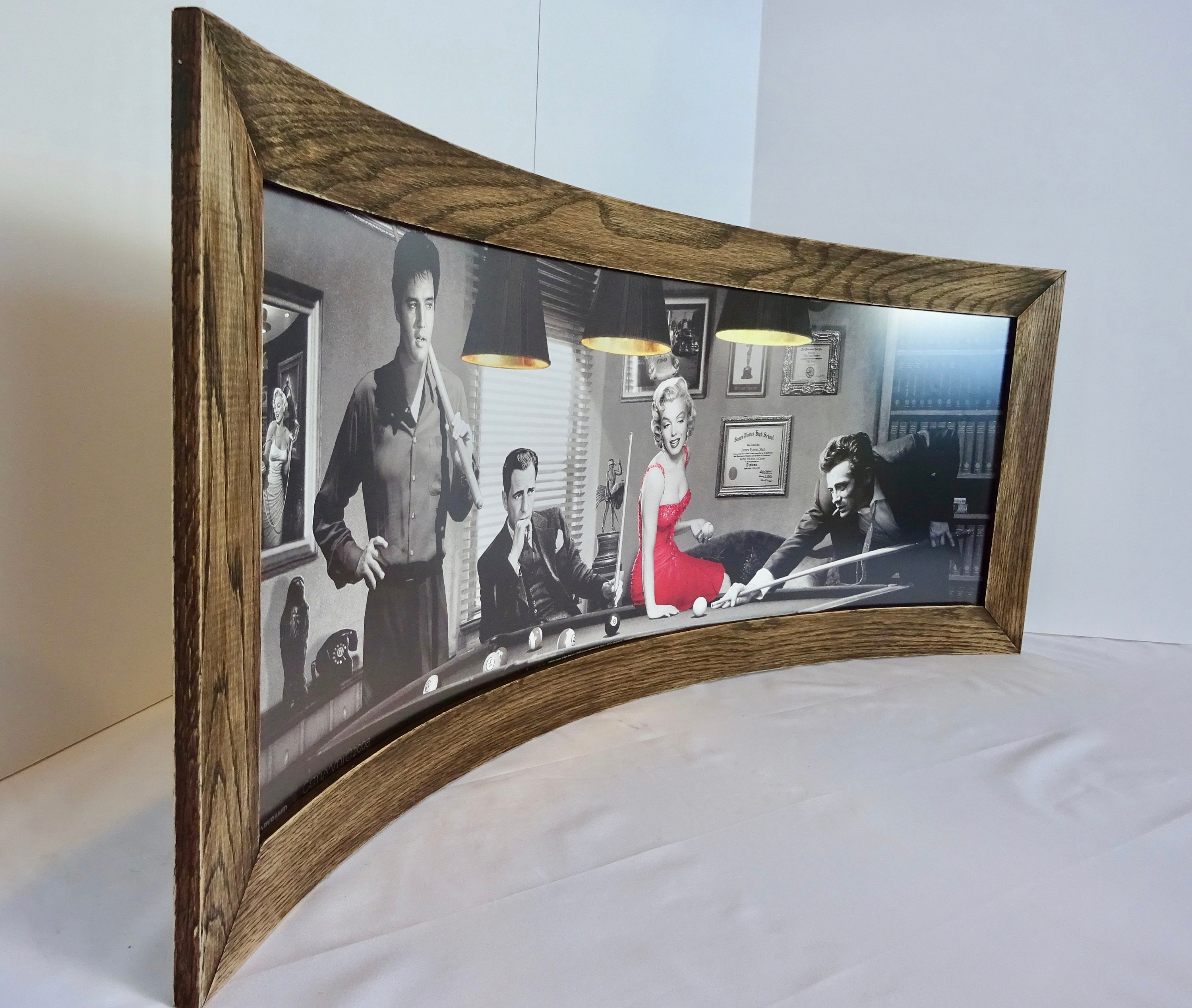 Curved Picture Frame With Photo - Etsy