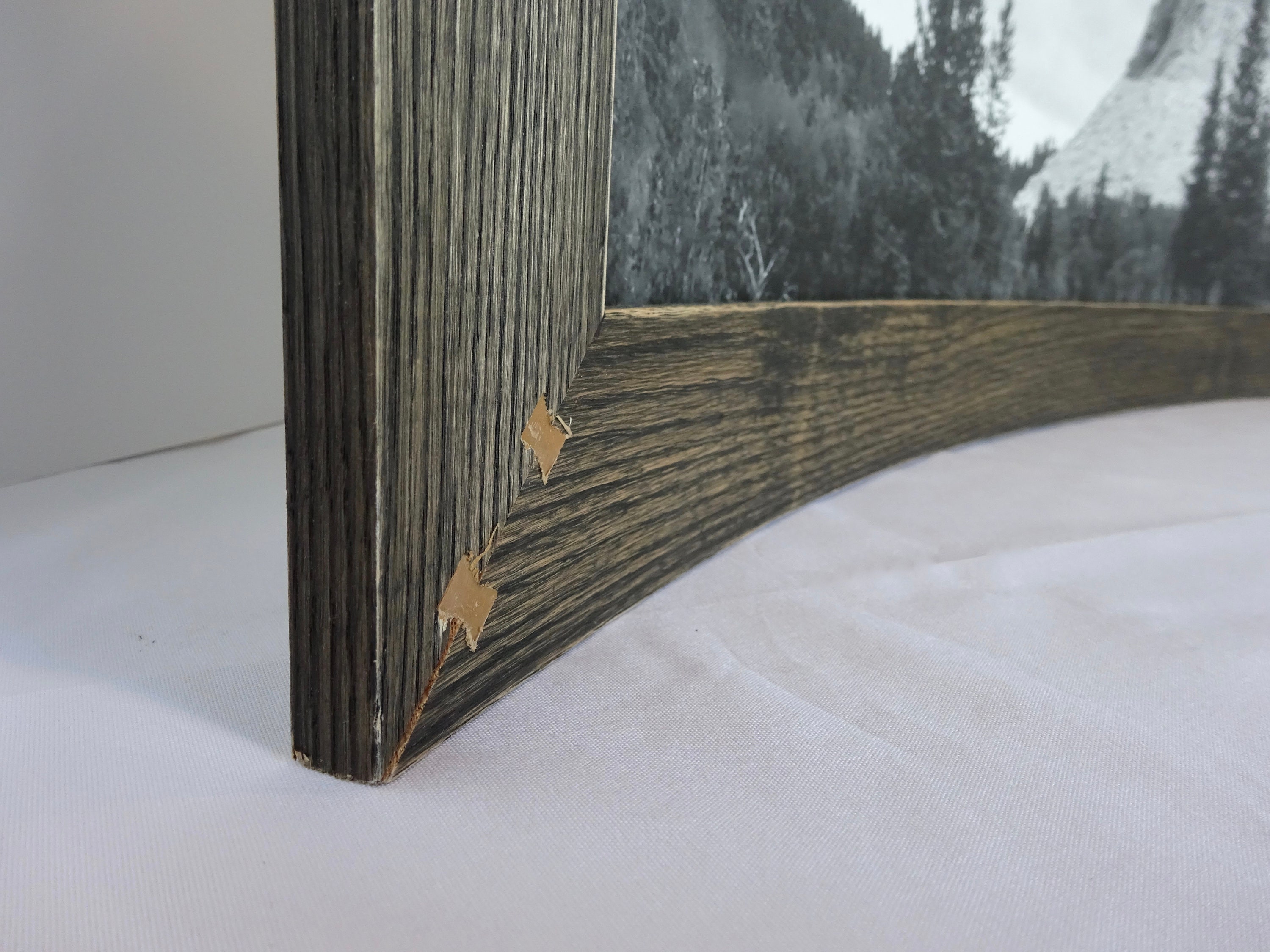 Curved Picture Frame With Photo - Etsy