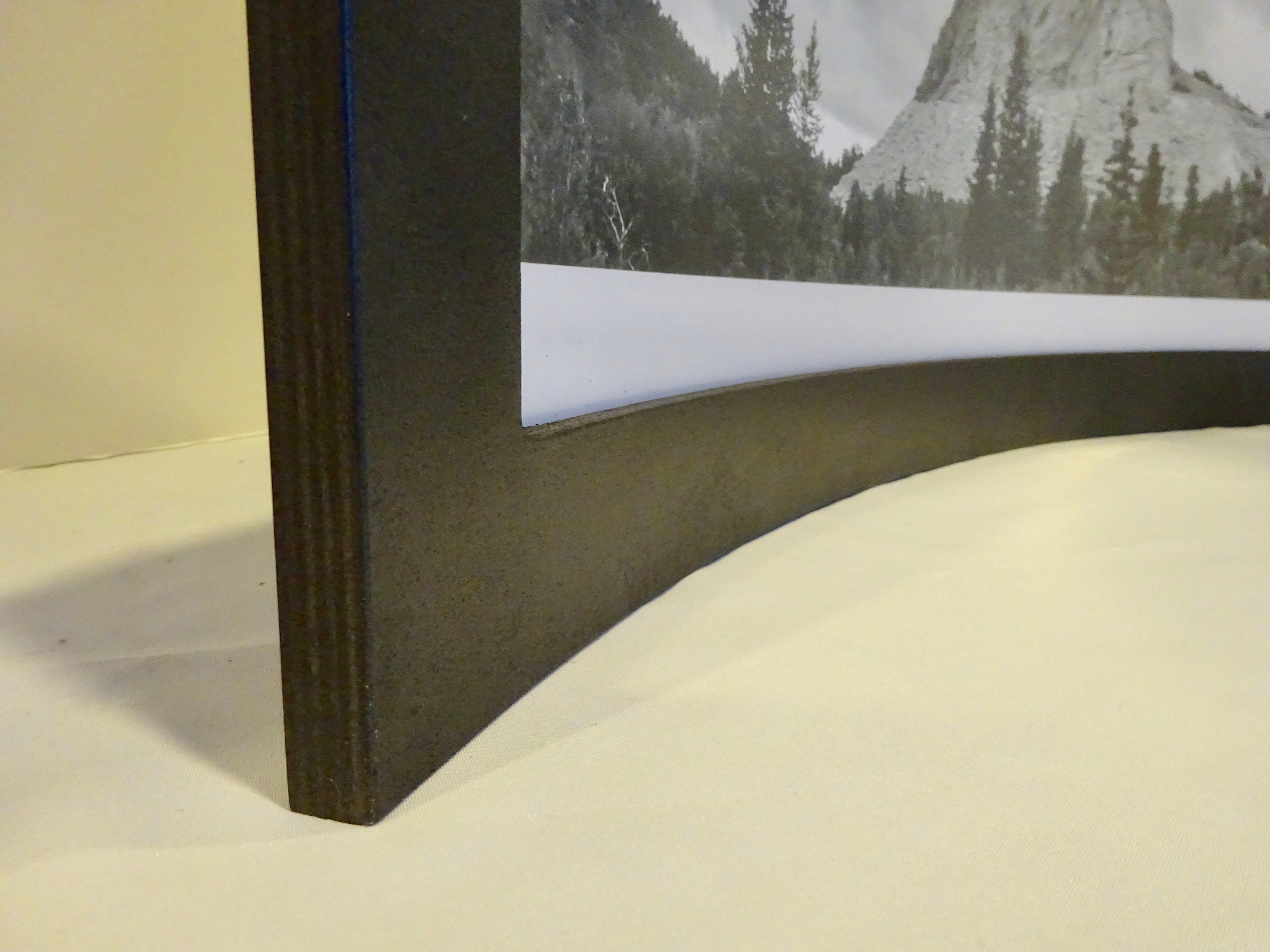 Curved Wood Picture Frame - Etsy