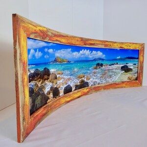 Curved Picture Frame With Photo - Etsy