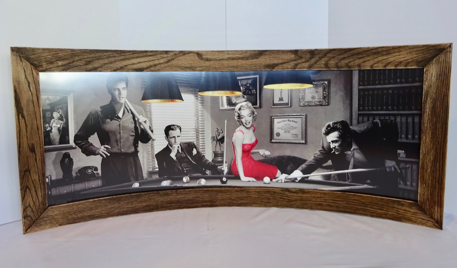 Curved Picture Frame With Photo - Etsy