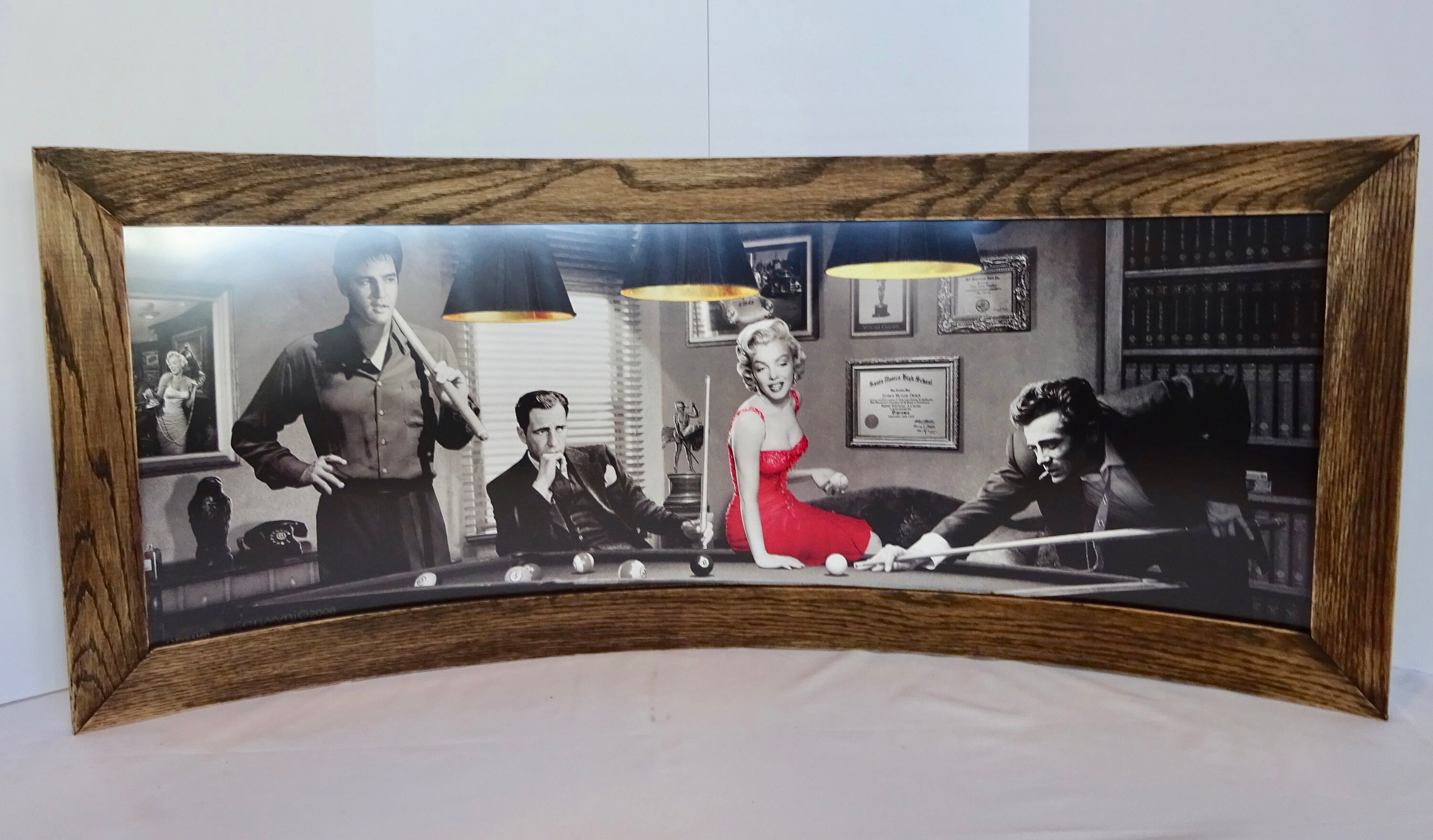 Curved Picture Frame With Photo - Etsy