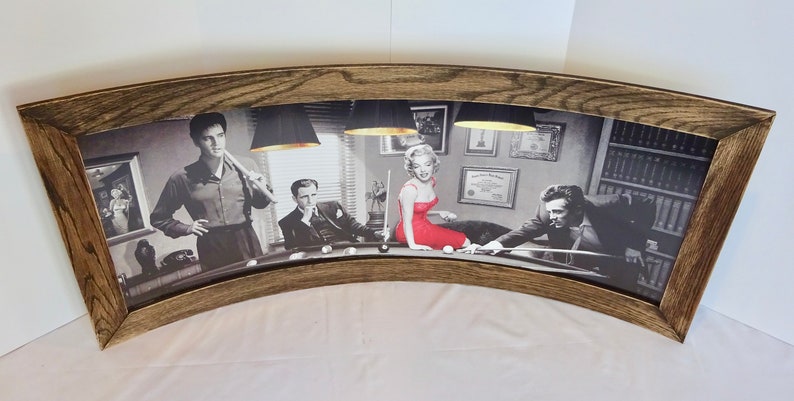 Curved Picture Frame With Photo - Etsy