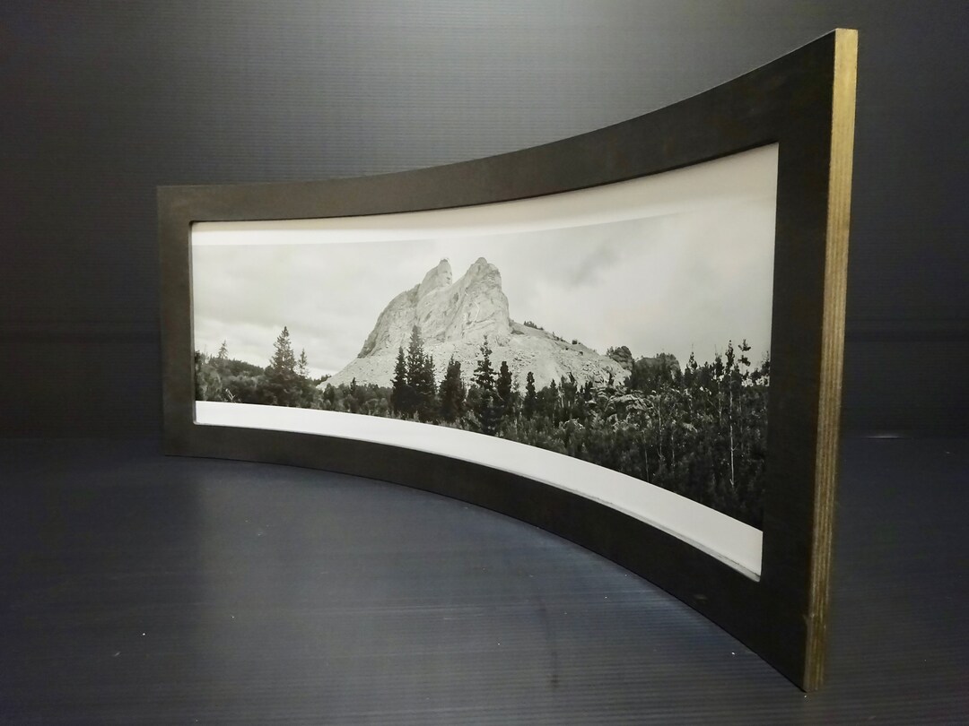 Curved Wood Picture Frame - Etsy