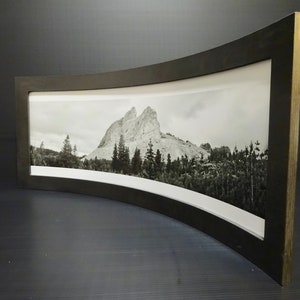 Curved Wood Picture Frame - Etsy