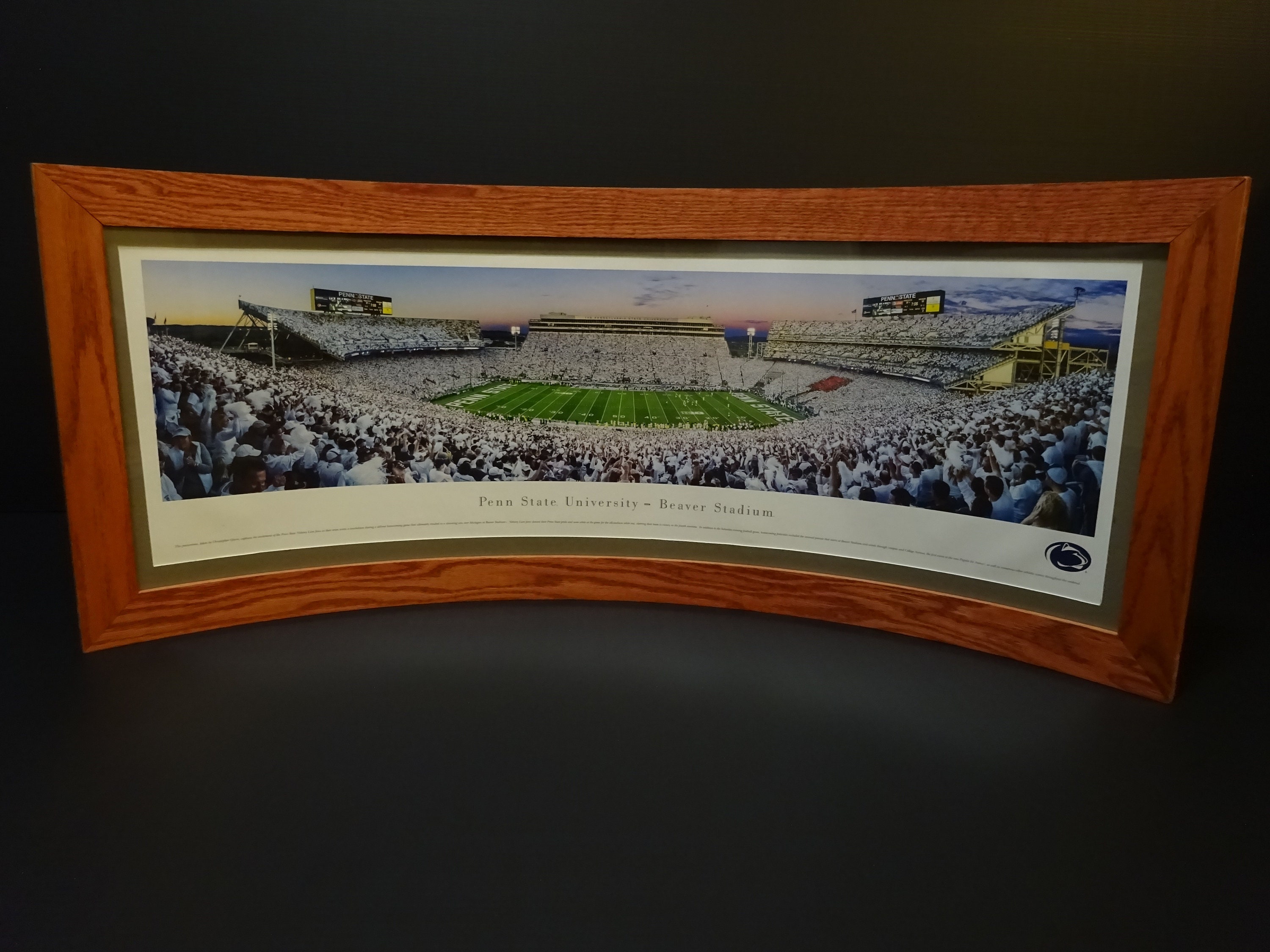 Curved Picture Frame With Photo - Etsy