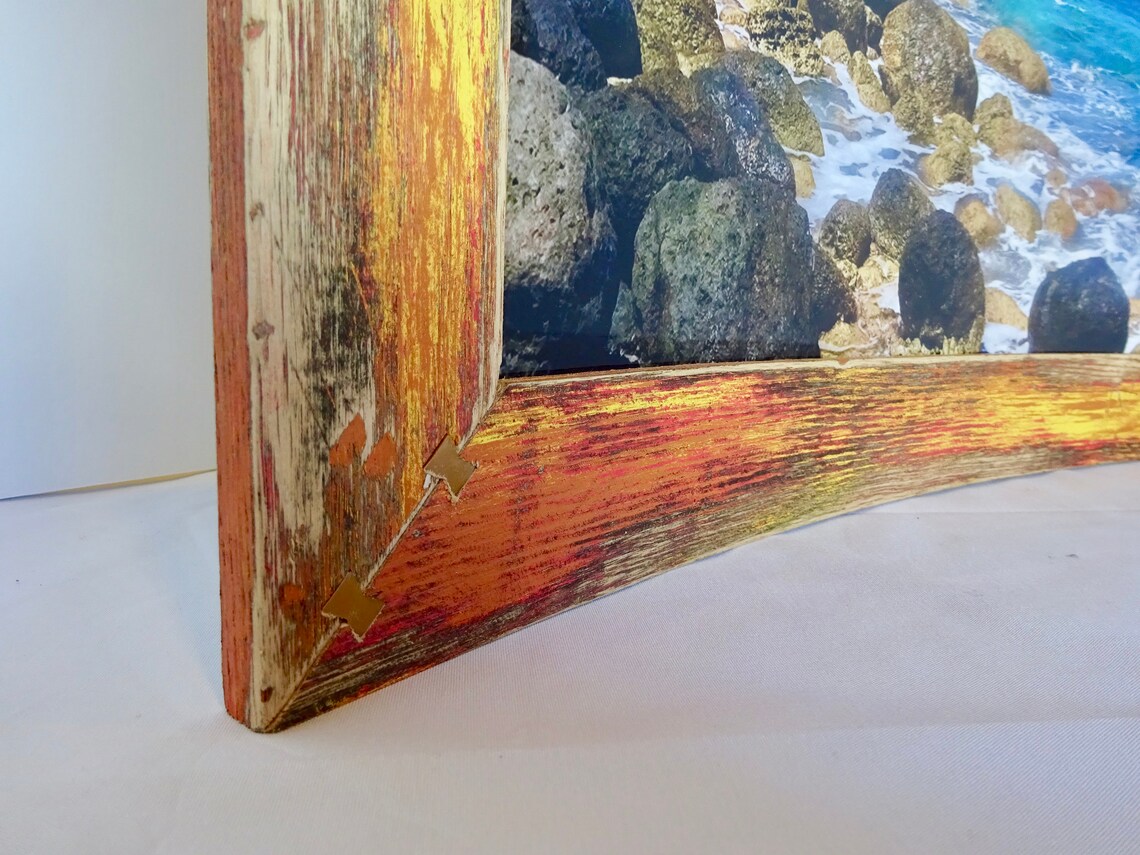 Curved Picture Frame With Photo - Etsy