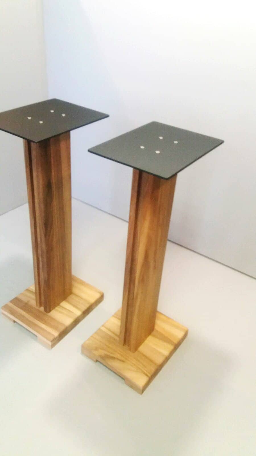 A Pair of Wooden Speaker Stands ADLUX BASE SS-1 Walnut - Etsy